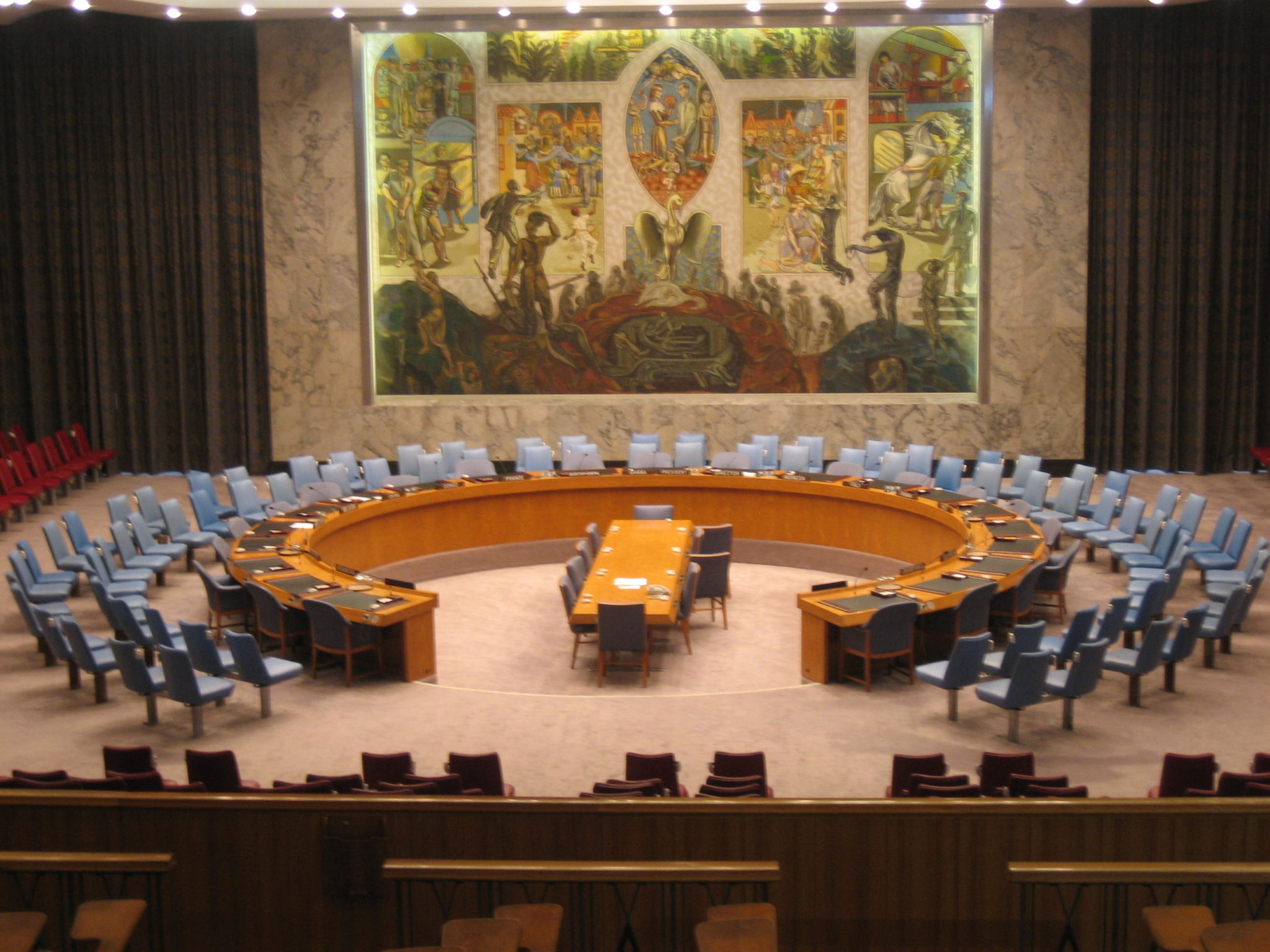 PIC 14 - Security Council chambers at UN Building - Ghumakkar ...